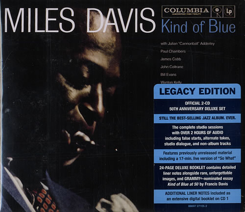 Miles Davis Kind Of Blue [Legacy Edition] Australian 2 CD album set ...